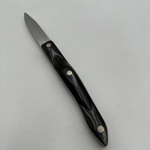 Cutco | Kitchen | Cutco 72km Paring Knife Usa Dark Brown Swirl Handle ...